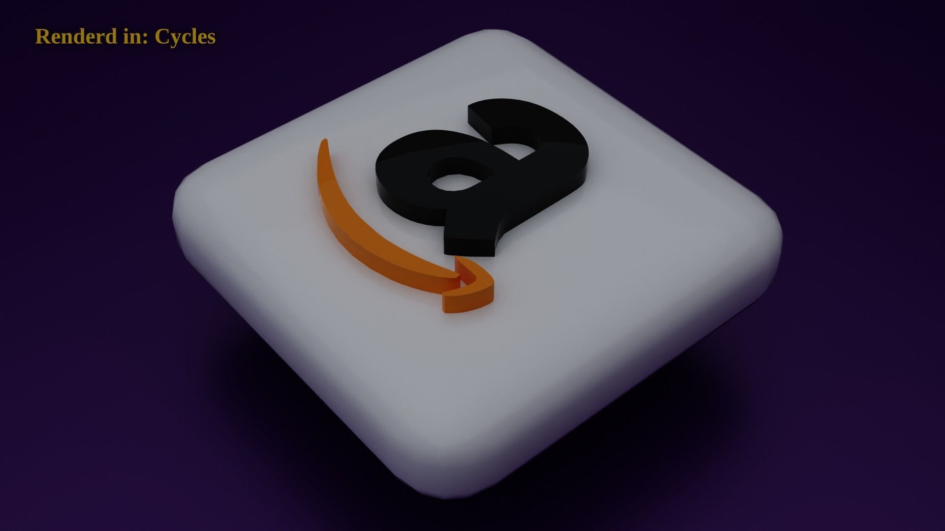 3D model Amazon Icon Emoji VR / AR / low-poly | CGTrader