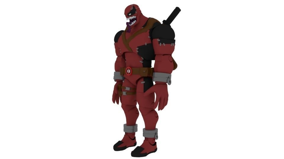 Venompool Action figure 3D model 3D printable | CGTrader