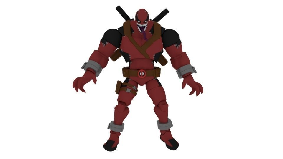 Venompool Action figure 3D model 3D printable | CGTrader