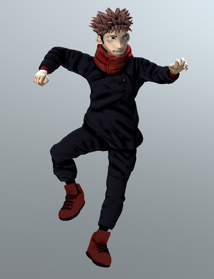 Itadori Yuji from Jujutsu Kaisen 3D model 3D printable | CGTrader