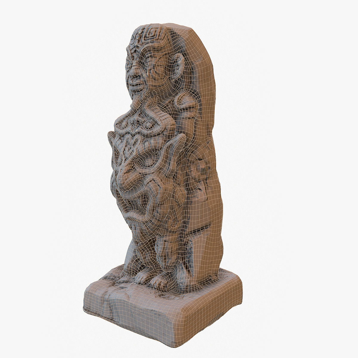 3D model Aztec Statue 1 VR / AR / low-poly | CGTrader
