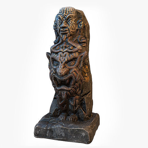 3D model Aztec Statue 1 VR / AR / low-poly | CGTrader