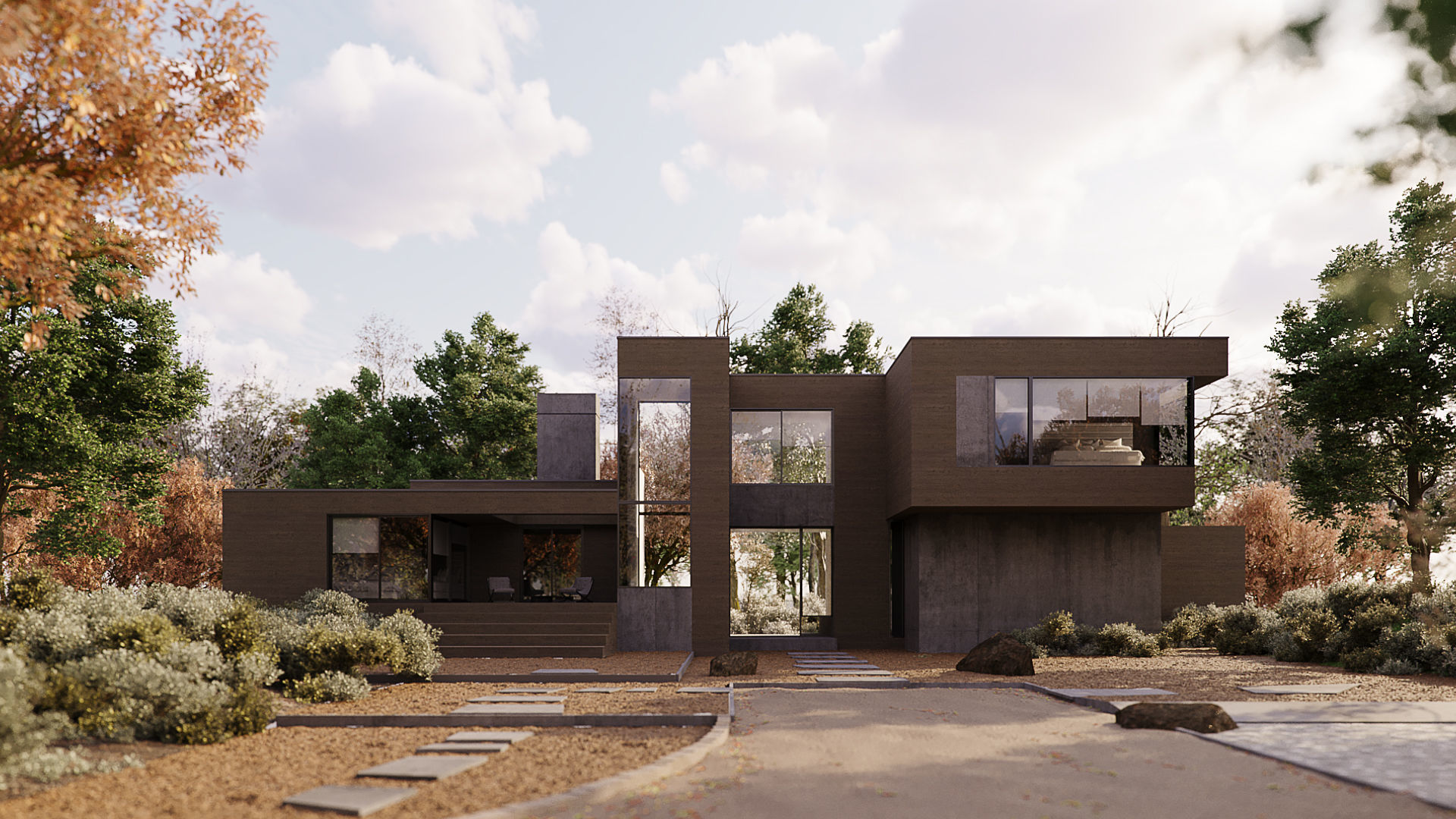 Corona - 3ds Max scene files - KETTLE HOLE HOUSE 3D model | CGTrader