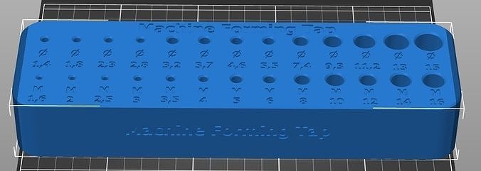 Machine forming tap holder 3D model 3D printable | CGTrader