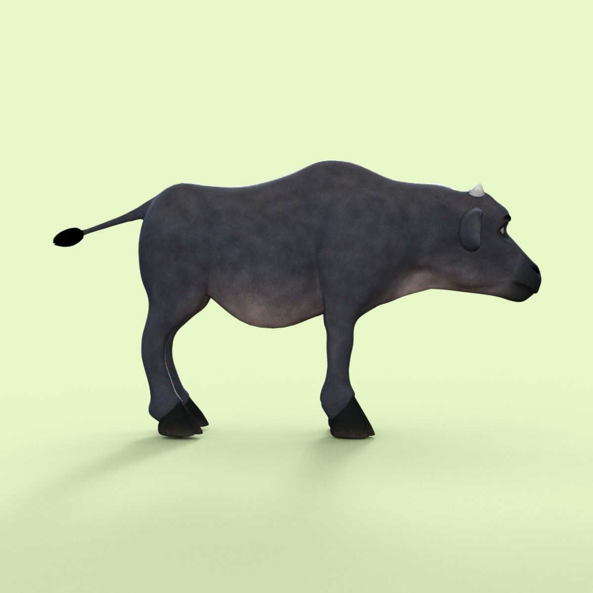 Cartoon Baby Cow 3D model rigged | CGTrader