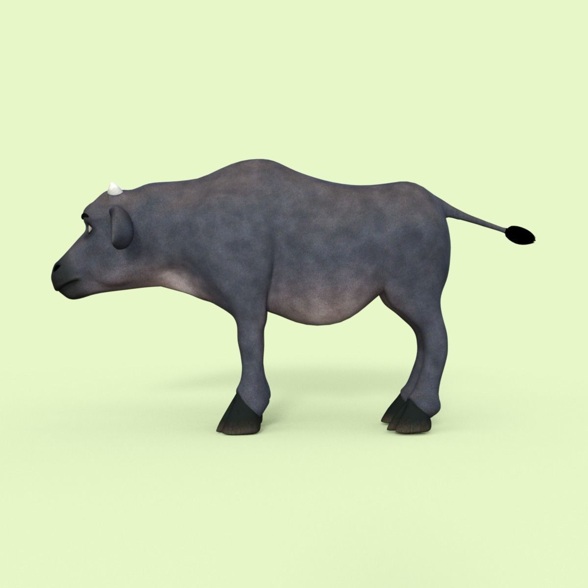 Cartoon Baby Cow 3D model rigged | CGTrader