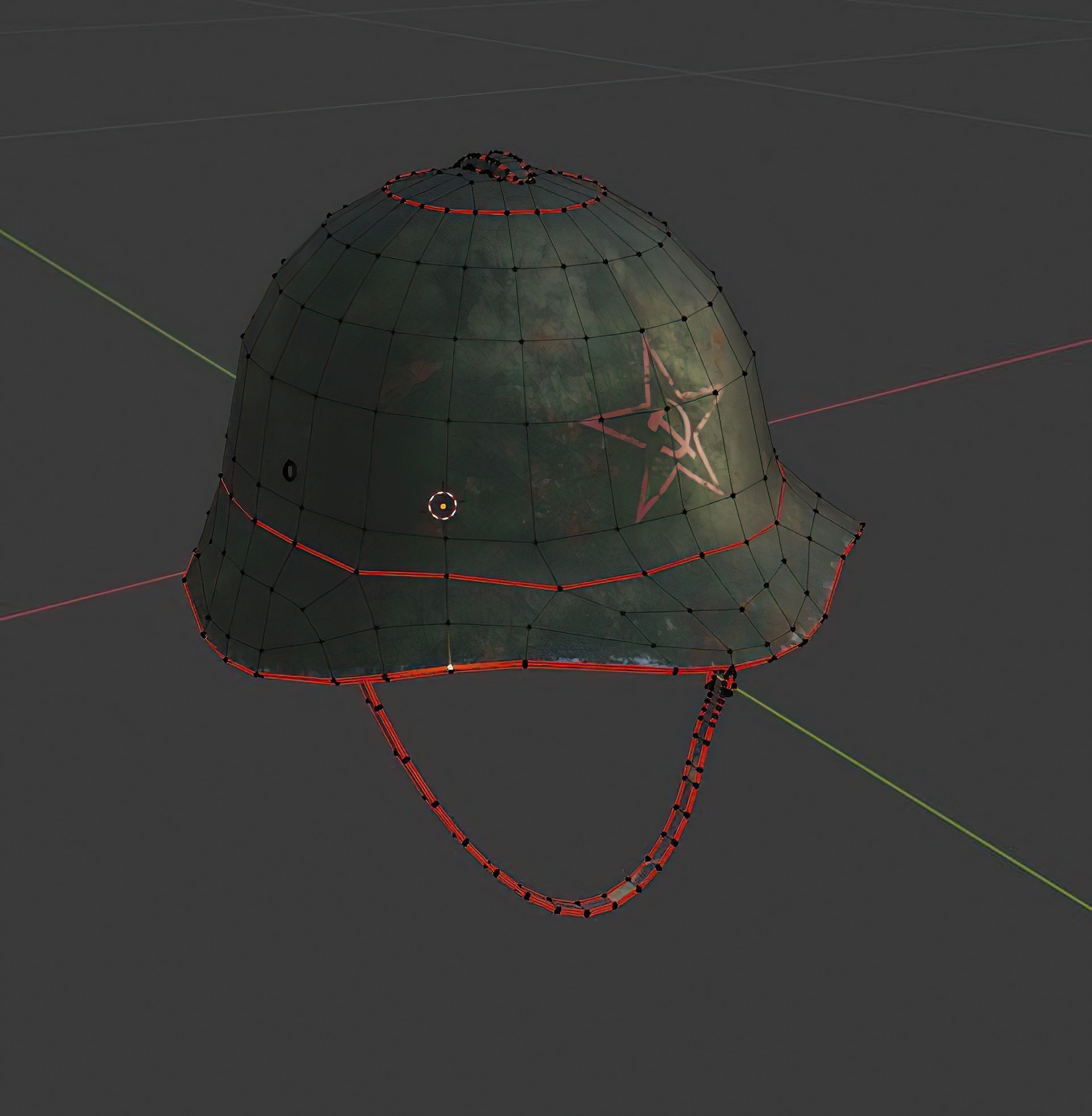 3D model Soviet WW Helmet SSH 36 VR / AR / low-poly | CGTrader