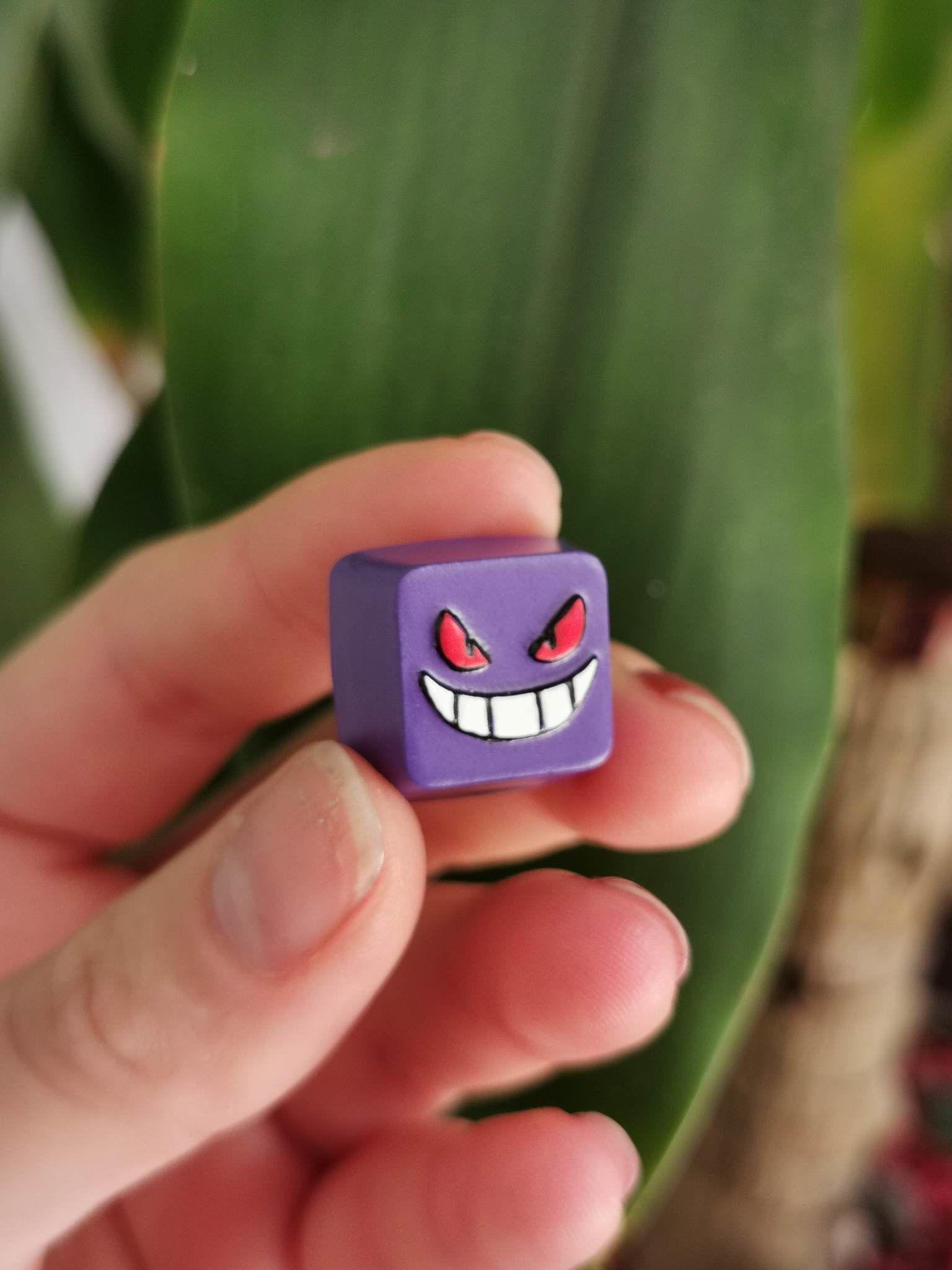 keycap gengar block 3D model 3D printable | CGTrader