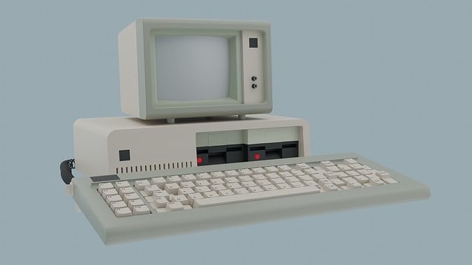 IBM Computer HighPoly 3D model | CGTrader