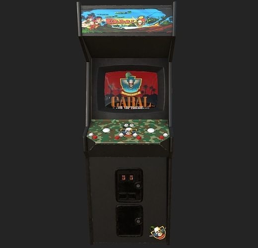 3D model Cabal Arcade Machine VR / AR / low-poly | CGTrader