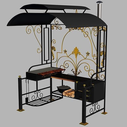 Barbecue 3D model | CGTrader