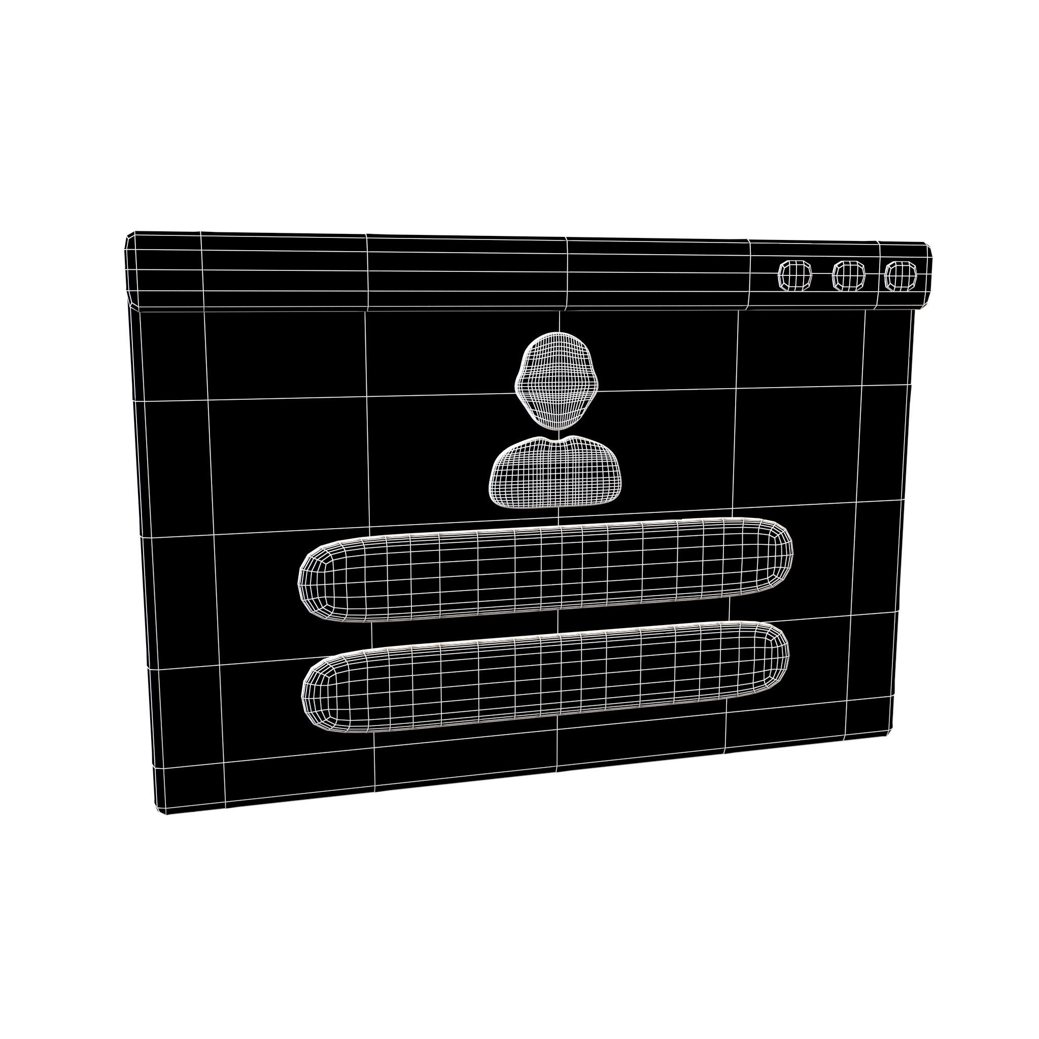 3D model Website Login Icon v1 001 VR / AR / low-poly | CGTrader
