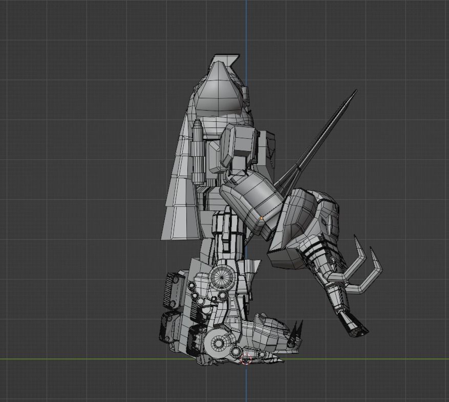 Megazord SD - Power Ranger 3D model rigged | CGTrader