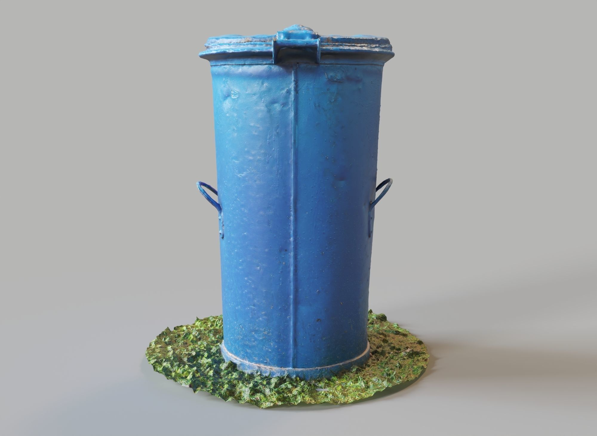 Blue Bin 3d Photogrammetry 3D model | CGTrader