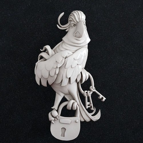 Parrot 3D model 3D printable | CGTrader