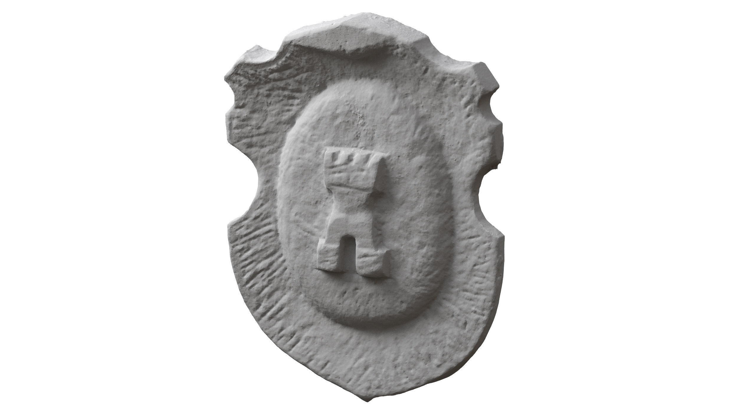 Medieval relief stone carving decoration 3D model | CGTrader