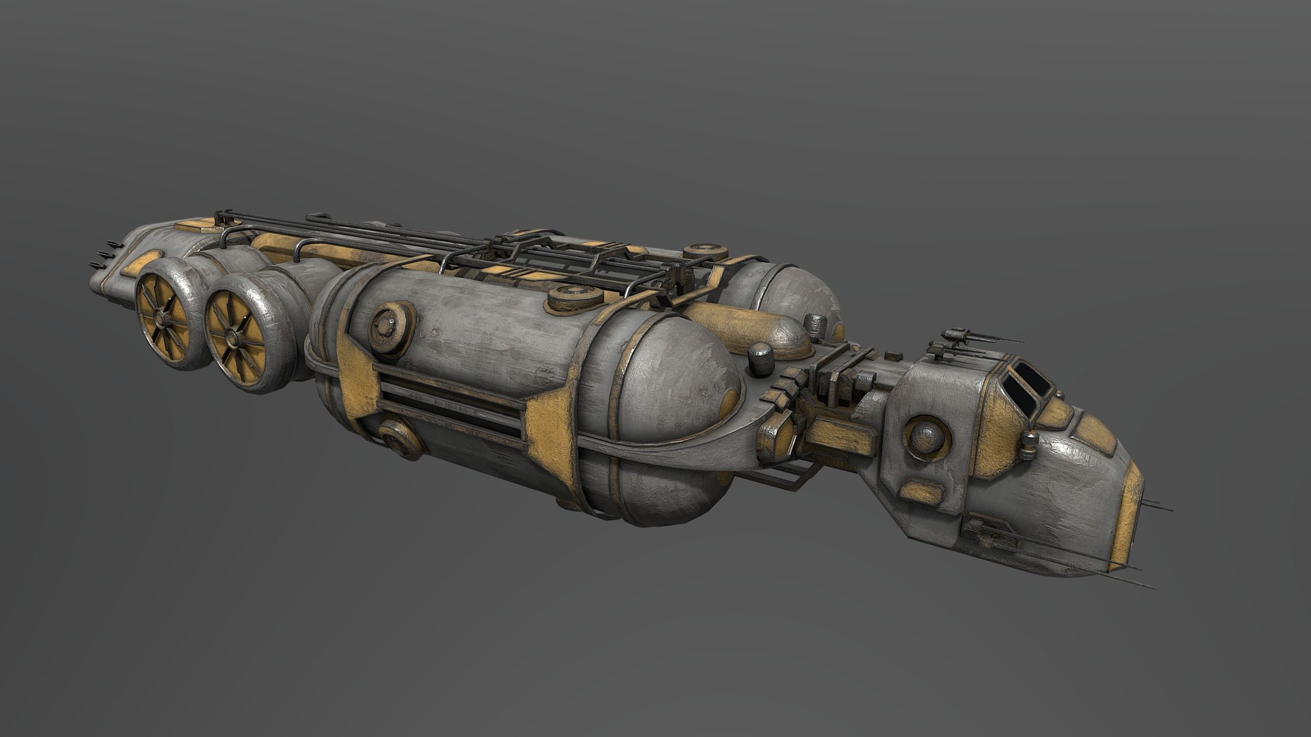 Cargo-Ship-Type-2 steampunk tank 3D model | CGTrader