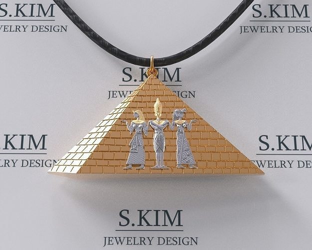 Egypt pyramid pendant 3D model 3D printable | CGTrader