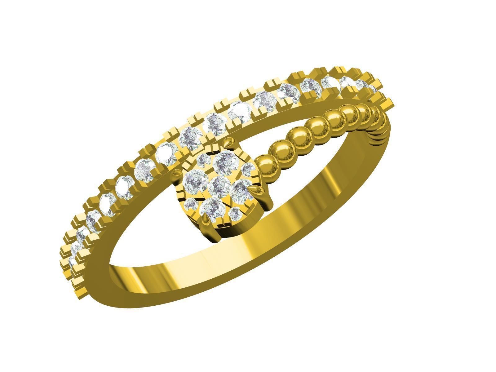 pressure setting engagement rings -17 3D model 3D printable | CGTrader