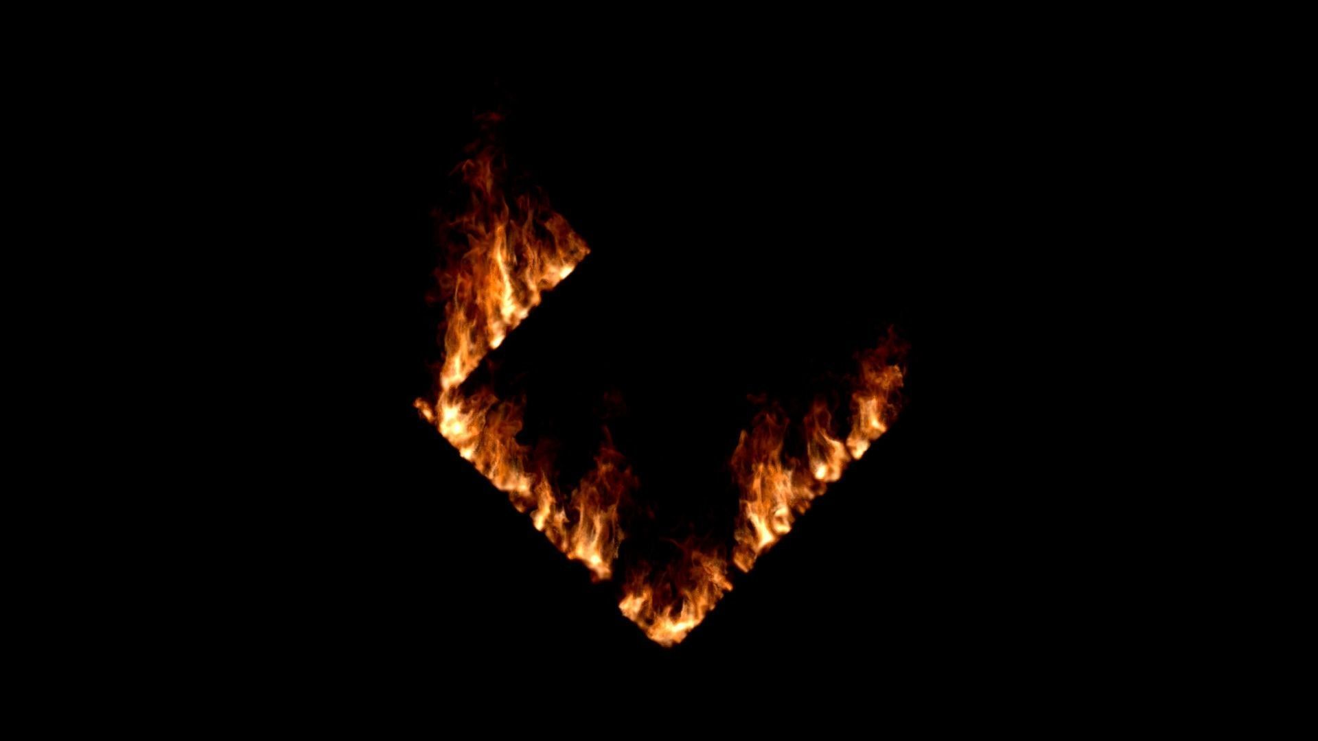 fire window burning square 3D model animated | CGTrader
