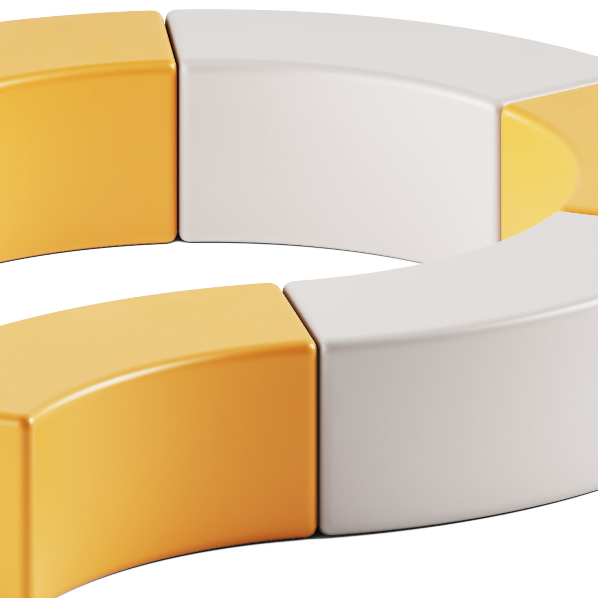 SOFT SNAKE Bench by Slide Design 3D model | CGTrader