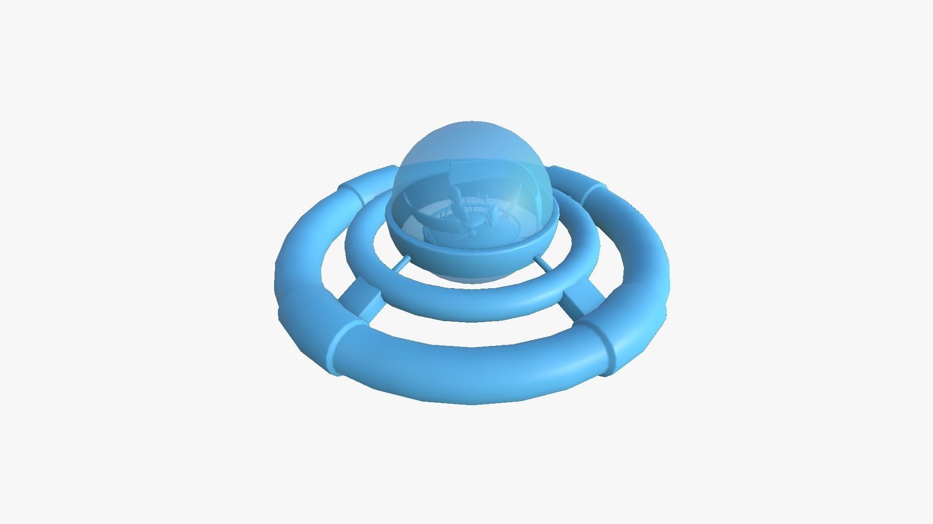 3D model Alien Spaceship UFO E11 Abandoned - Sci Fi Spacecraft Design ...