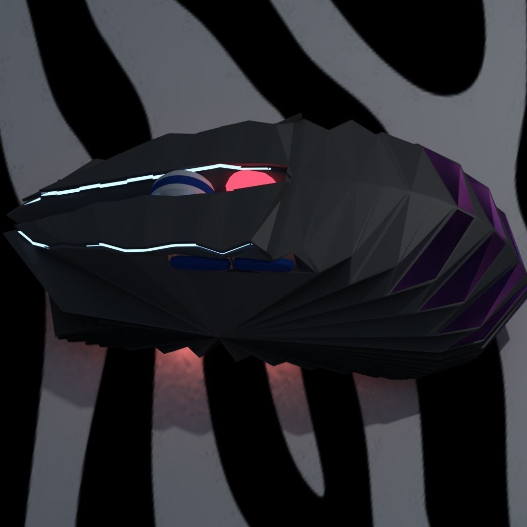 3D model Computer peripheral -- Simple RGB mouse -- Low-poly VR / AR ...