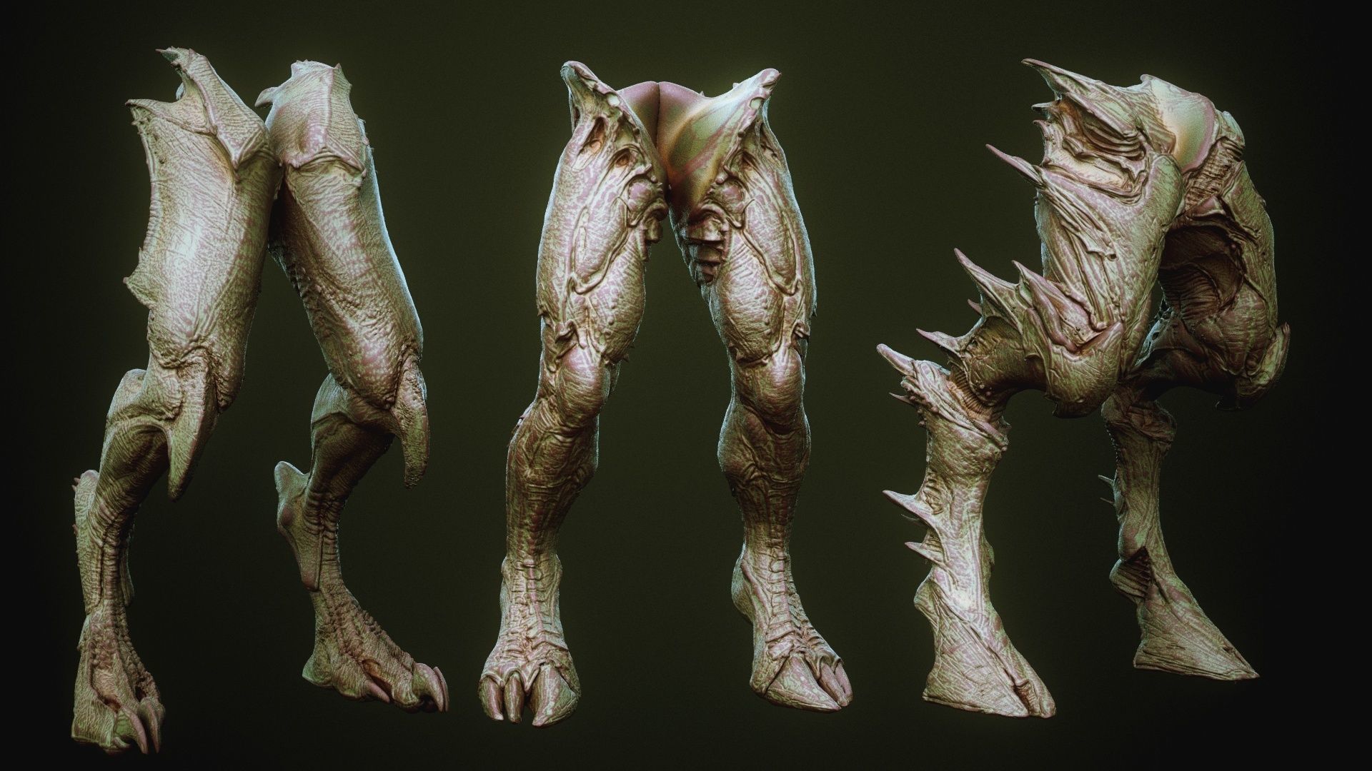 DEMON part four 40 Legs with Blendshapes 3D model | CGTrader