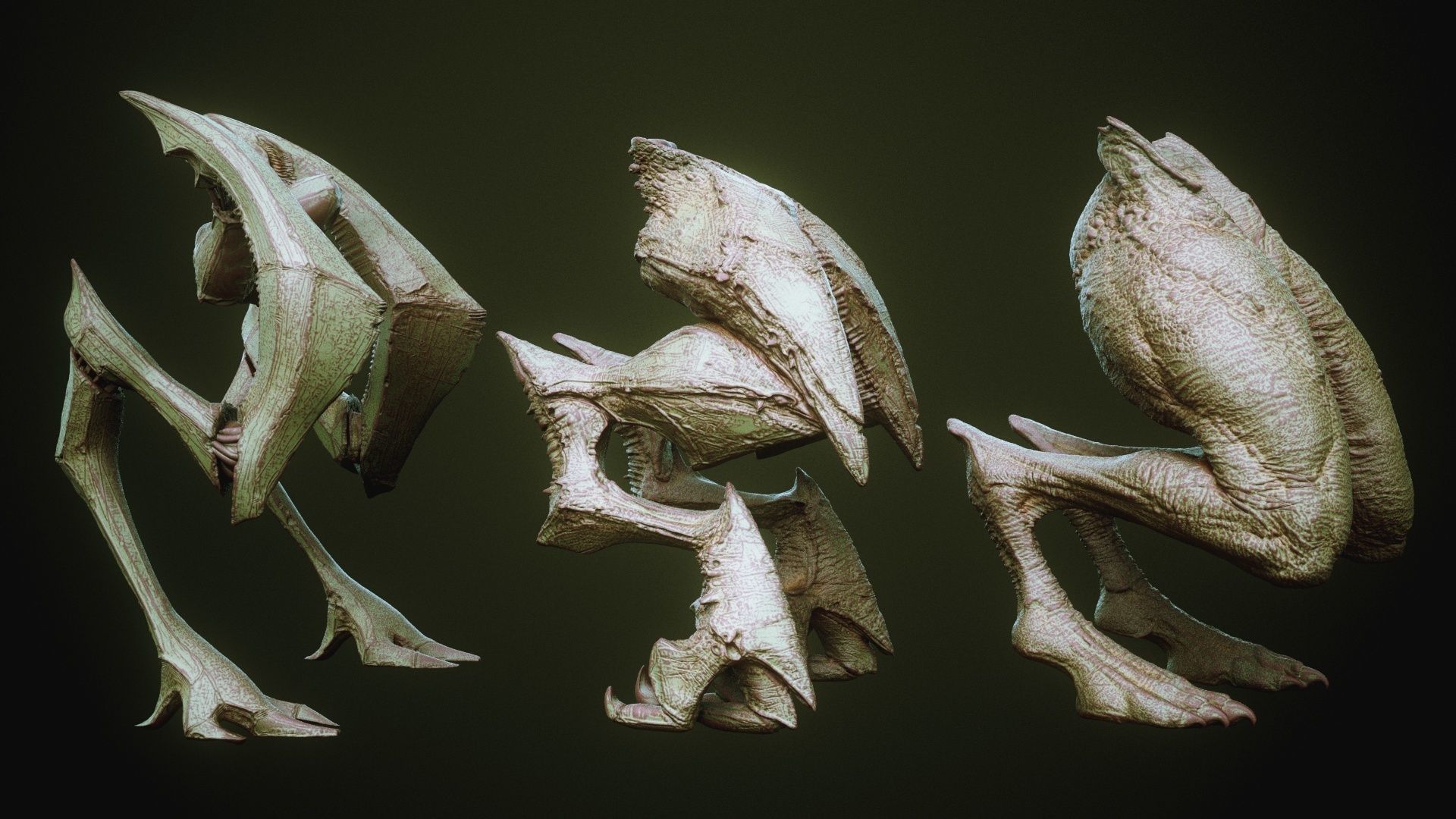 DEMON part four 40 Legs with Blendshapes 3D model | CGTrader