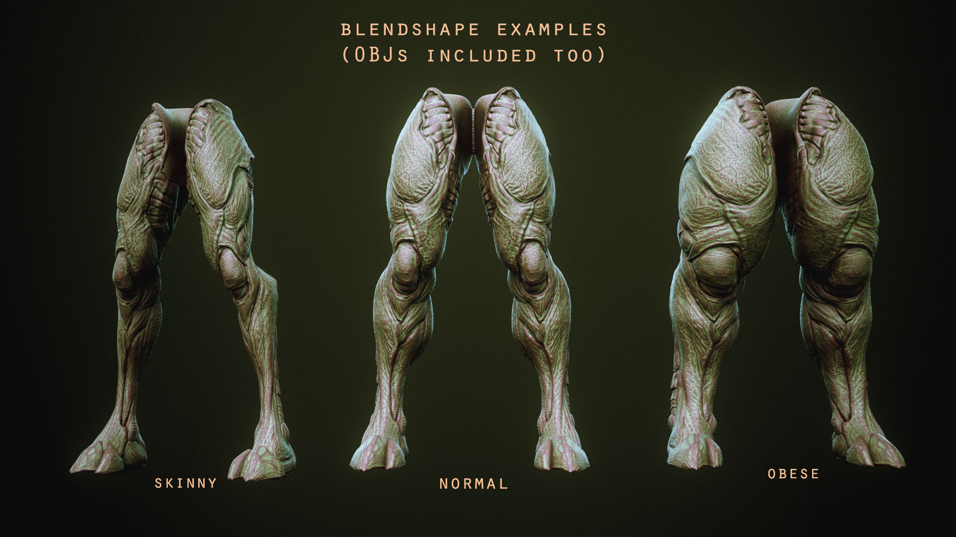 DEMON part four 40 Legs with Blendshapes 3D model | CGTrader