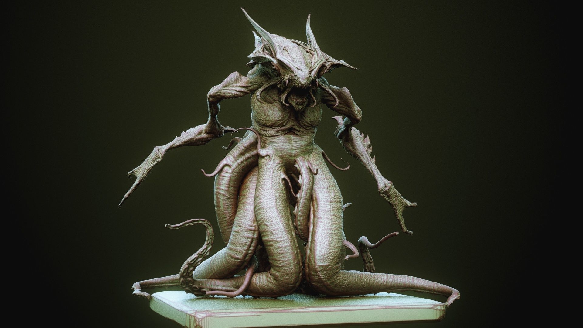 DEMON part four 40 Legs with Blendshapes 3D model | CGTrader