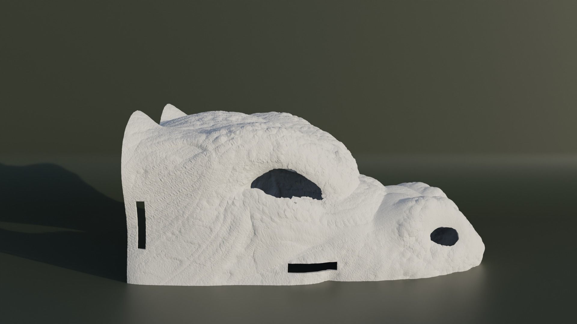 Dragon Face Mask - Dragon Cosplay 3D model 3D printable | CGTrader