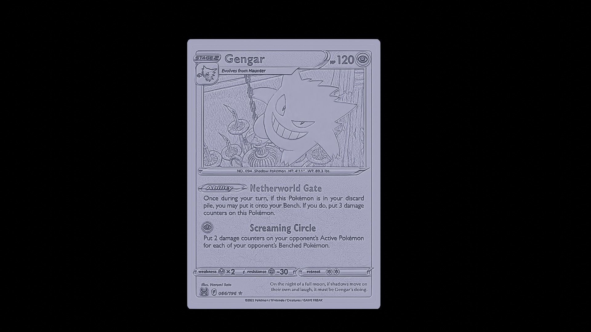 GENGAR POKEMON 3D model 3D printable | CGTrader