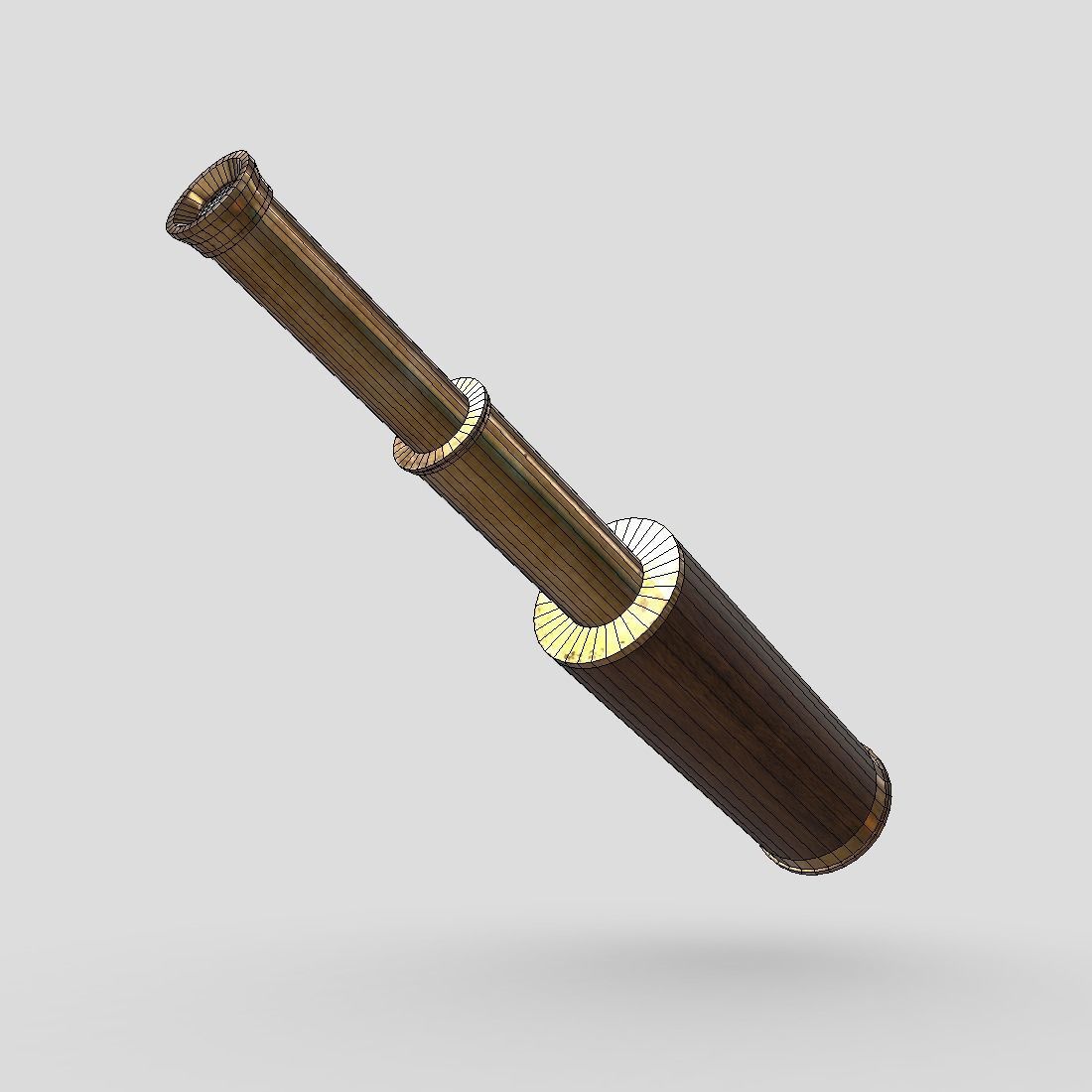 CC0 - Spyglass free VR / AR / low-poly 3D model | CGTrader