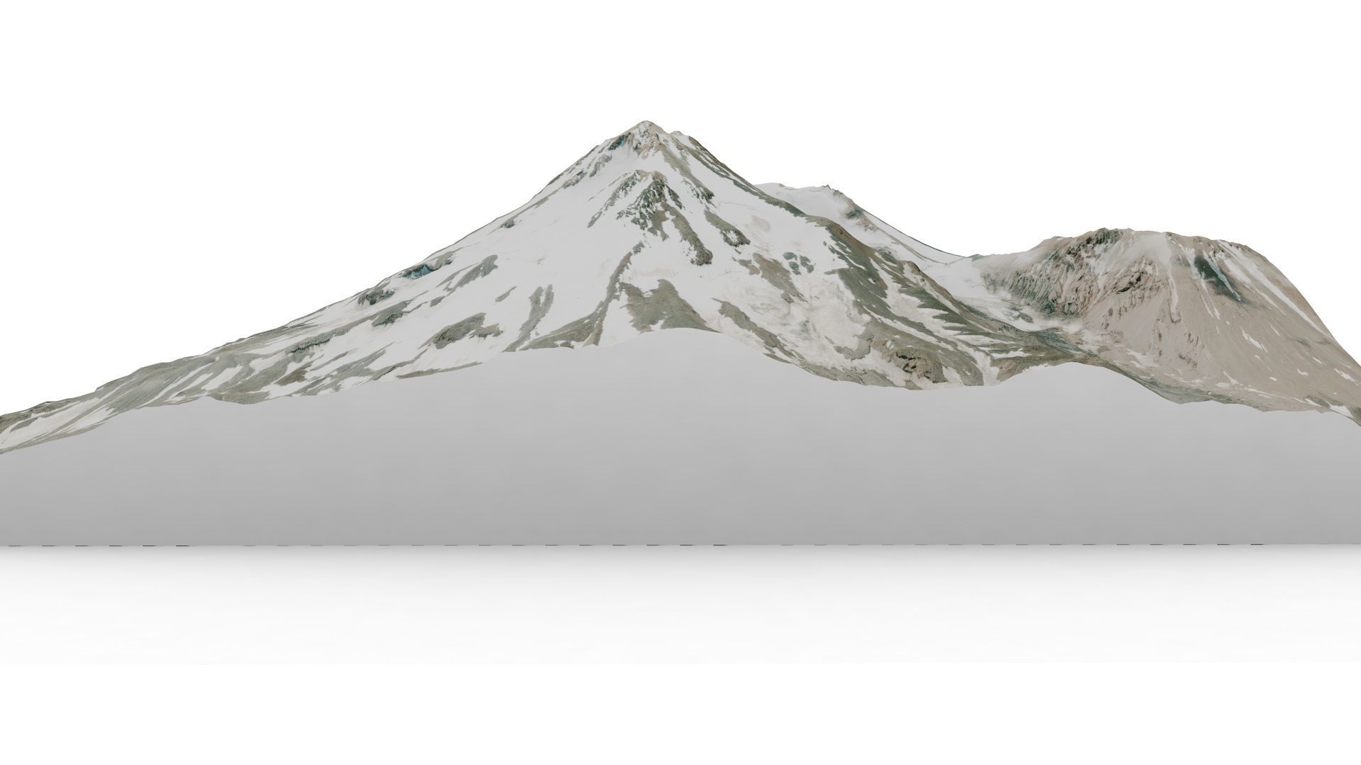 Mount Shasta 3D model | CGTrader