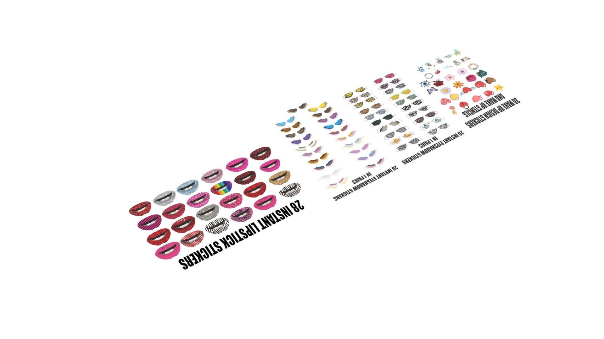 Make Up Stickers 3D model | CGTrader