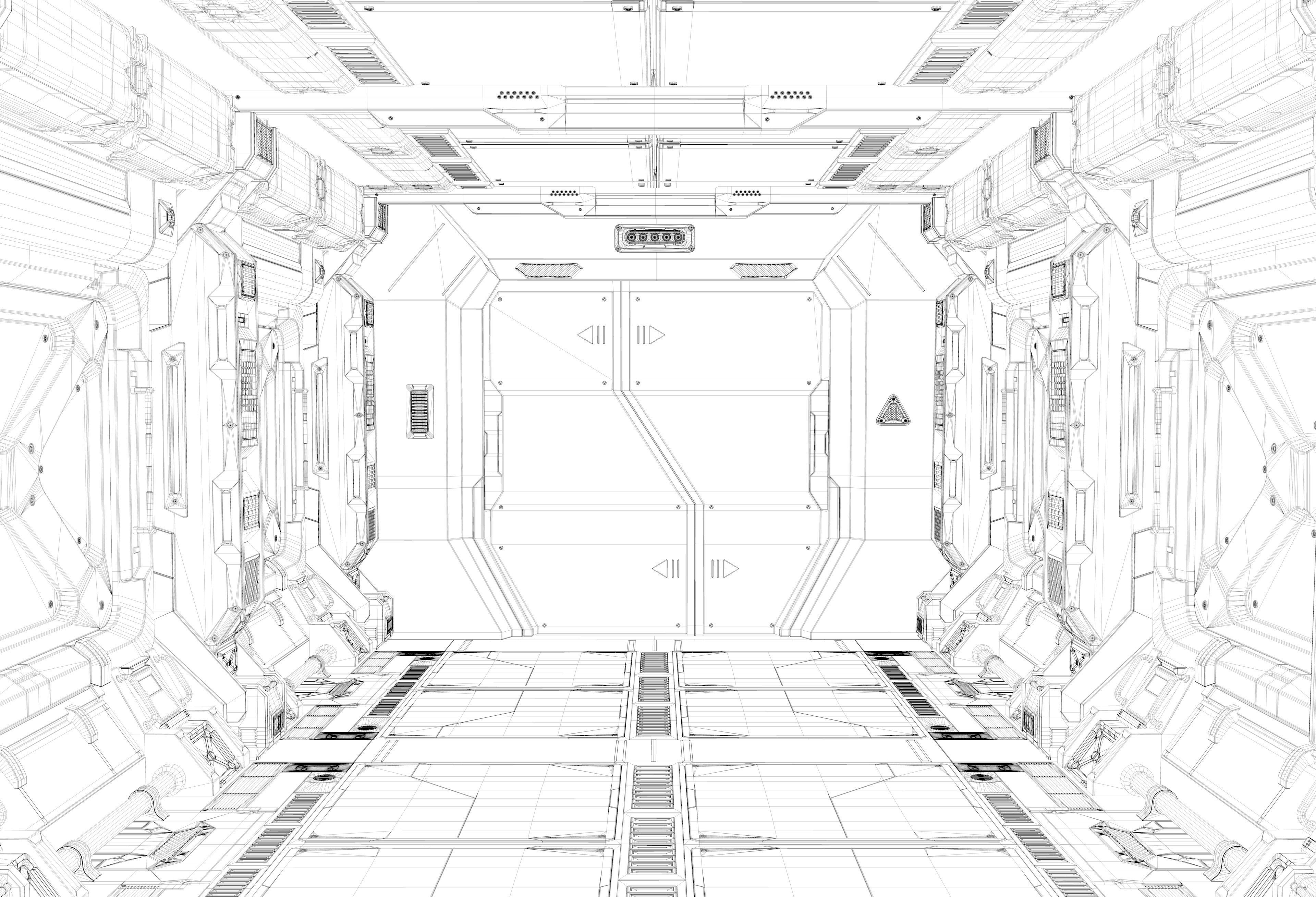 Sci Fi LAB 3D model | CGTrader