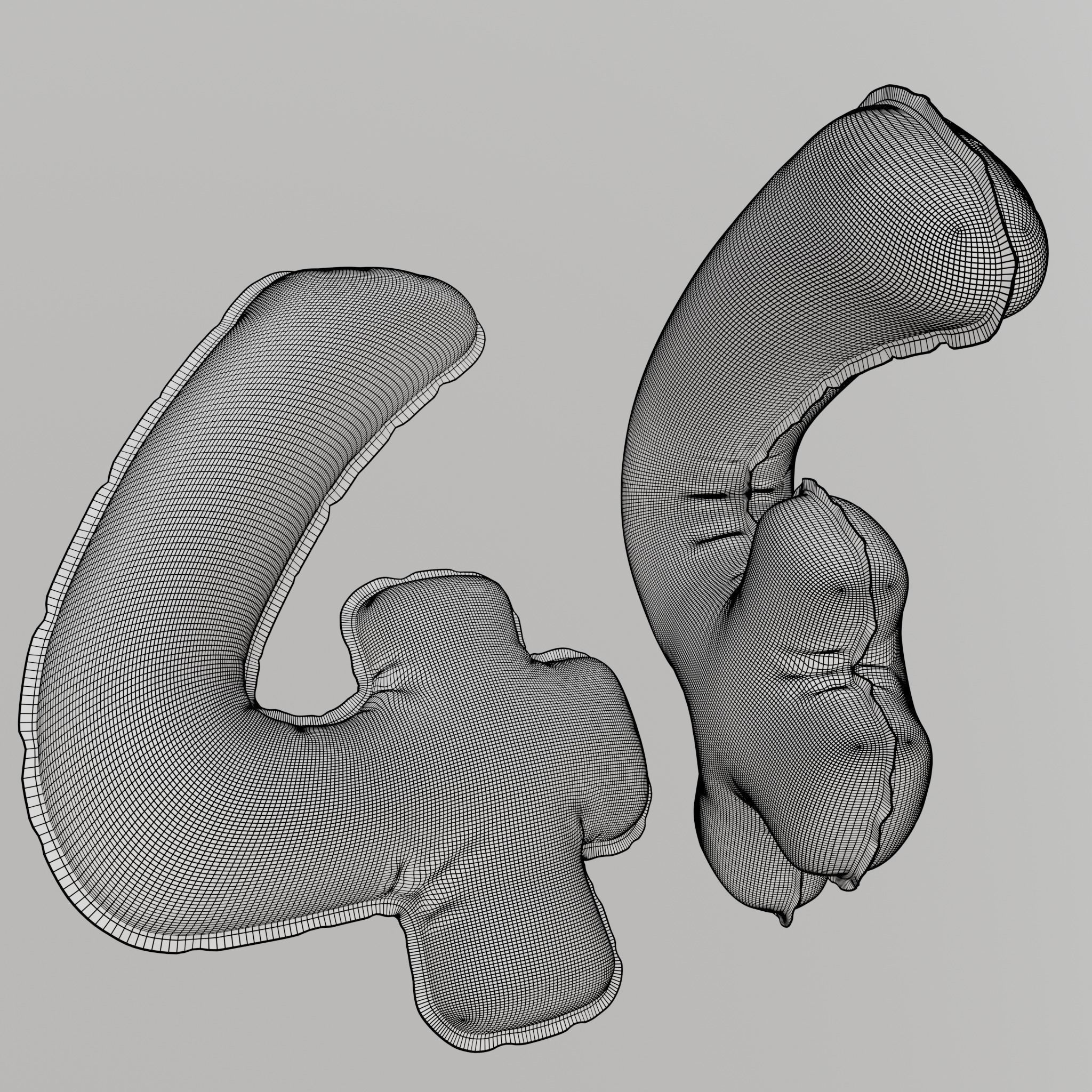Balloon Numbers 3D model | CGTrader