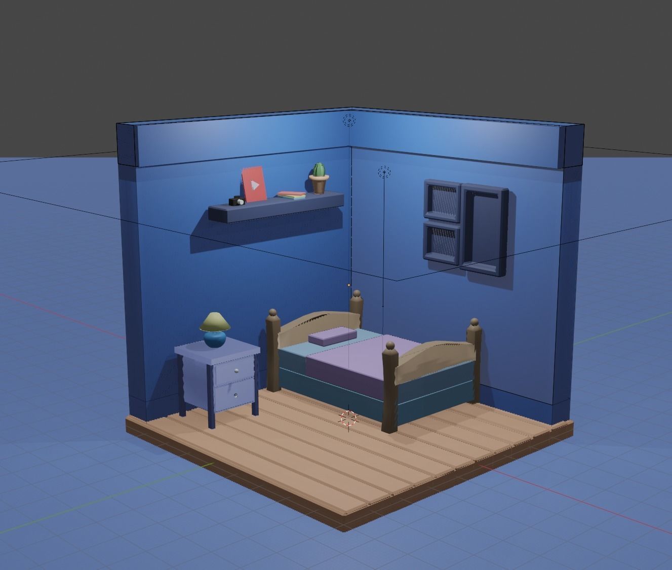 isometric room model 3D model | CGTrader