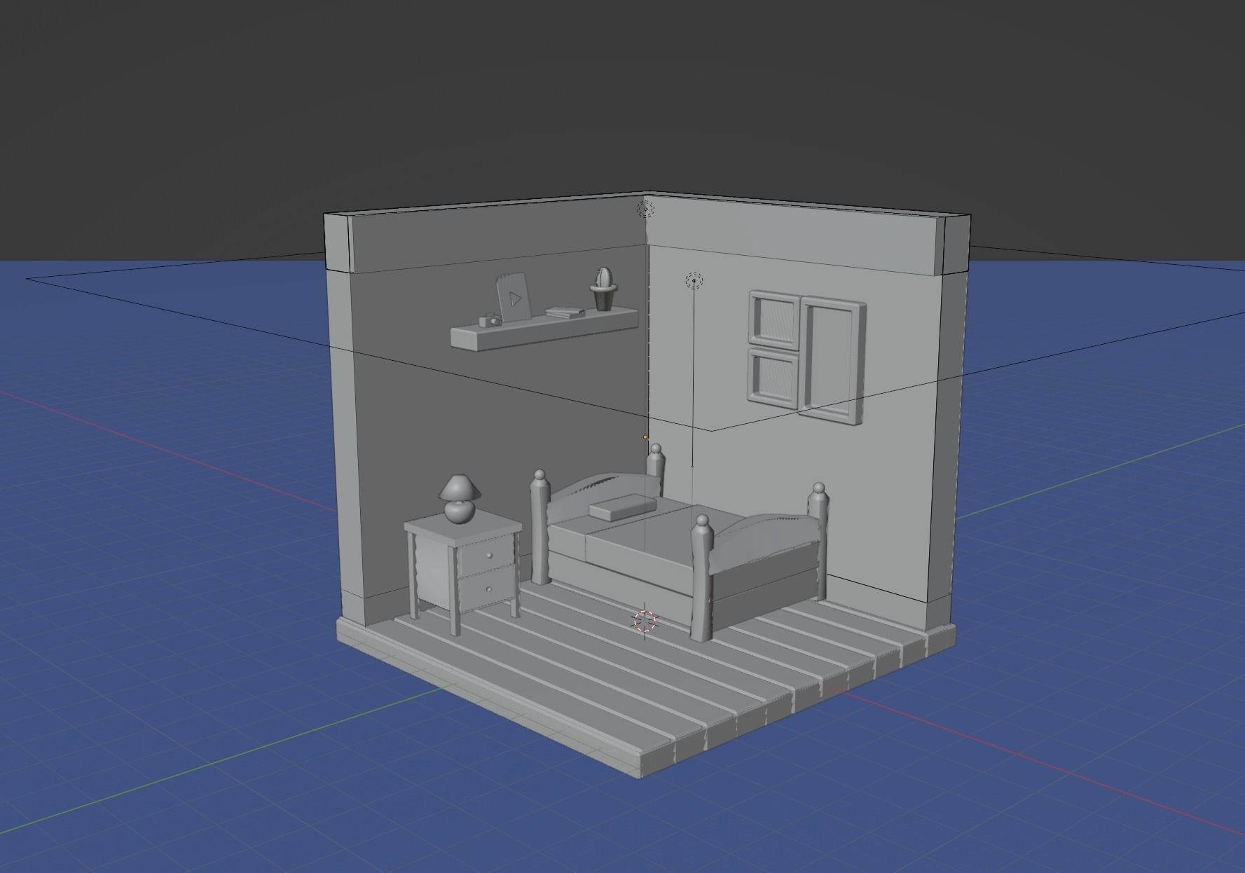isometric room model 3D model | CGTrader