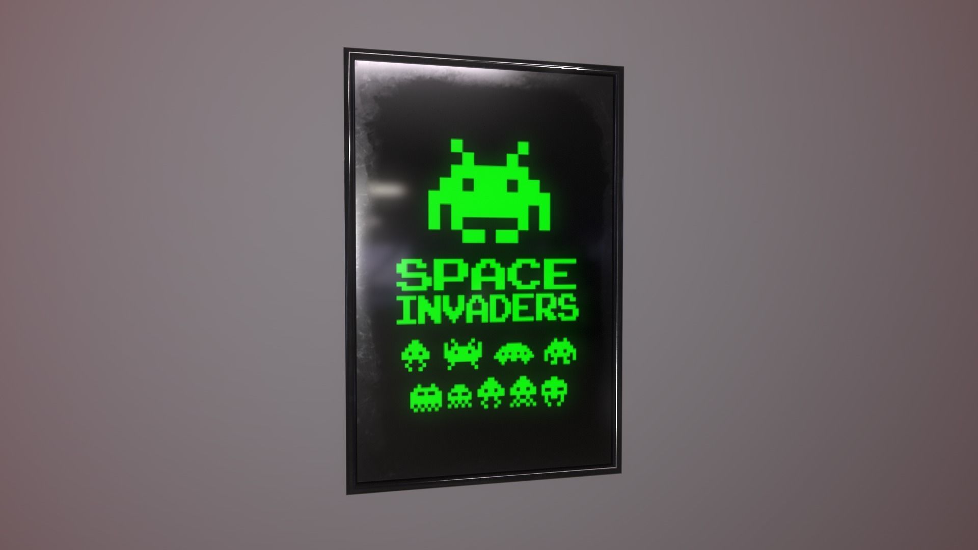 3D model Low Poly 70s Video Game Room VR / AR / low-poly | CGTrader