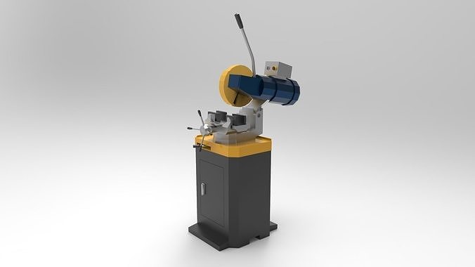3D model Circular saw machine VR / AR / low-poly | CGTrader