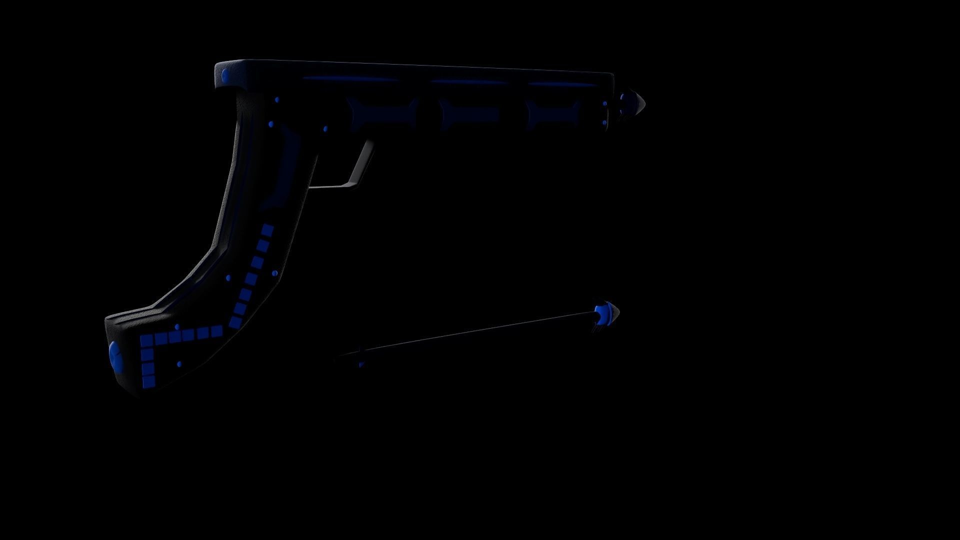 3D model Harpoon Pistol Made in Maya VR / AR / low-poly | CGTrader