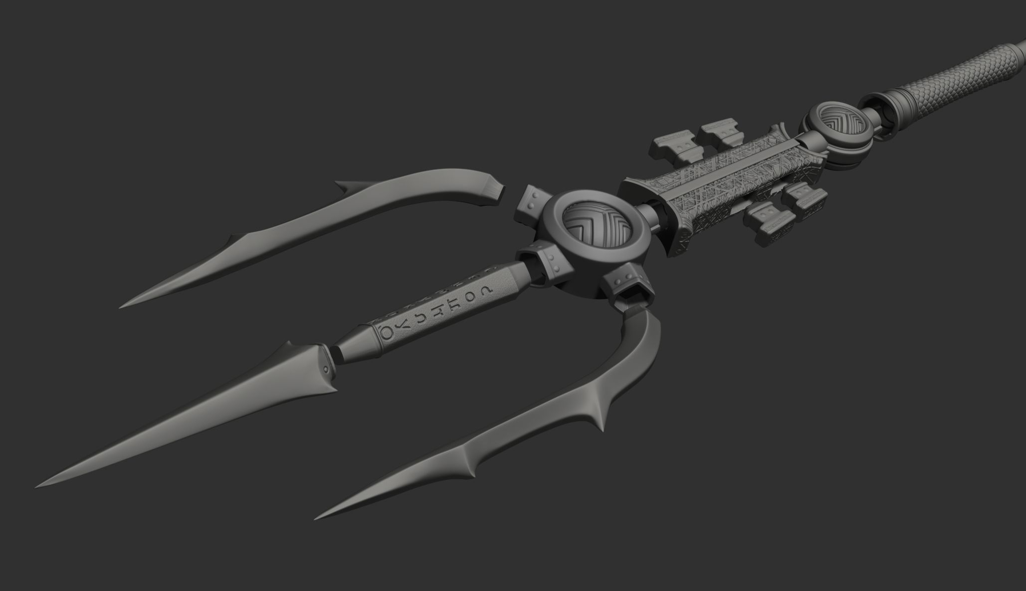 Poseidon Trident - 3D printing 3D model 3D printable | CGTrader