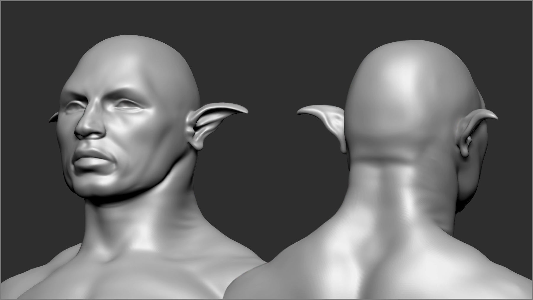 50 Fantasy Ears IMM Brushes and OBJs 3D model | CGTrader