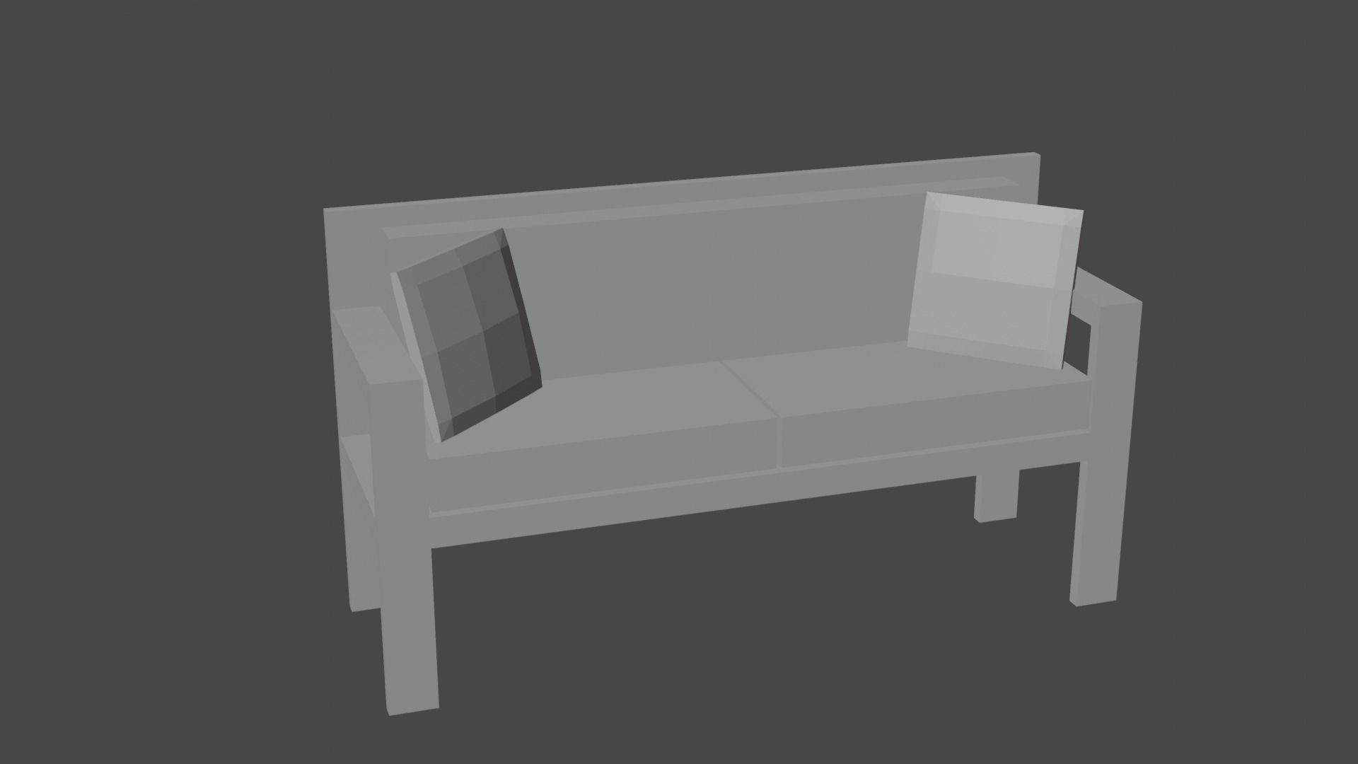 3D model Sofa Couch PS1 PSX style VR / AR / low-poly | CGTrader