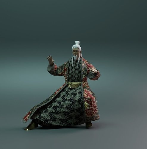 3D model Game Ready Character Japan style Riged VR / AR / low-poly ...