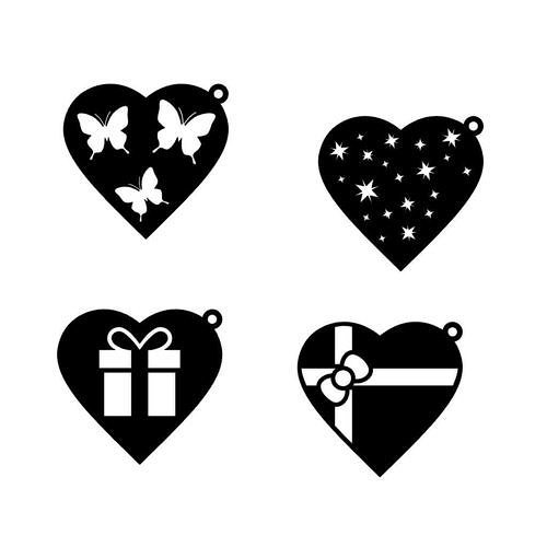 4 Different Decorative Pattern Toys 3D model 3D printable | CGTrader