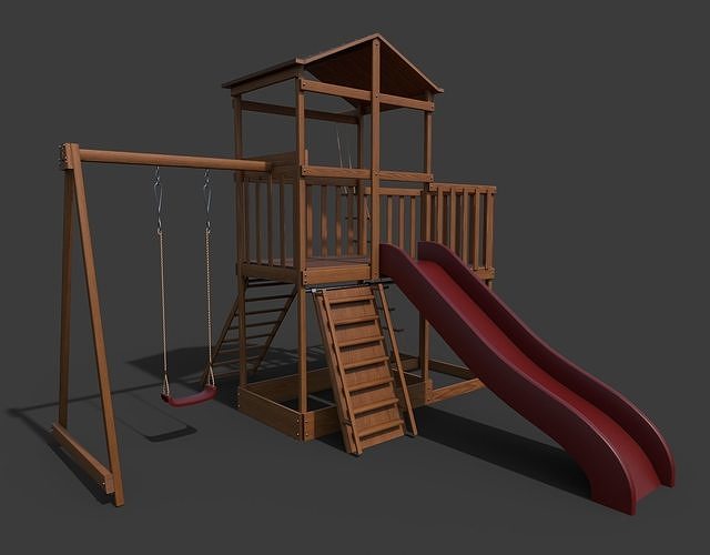 Children playground 3D model | CGTrader