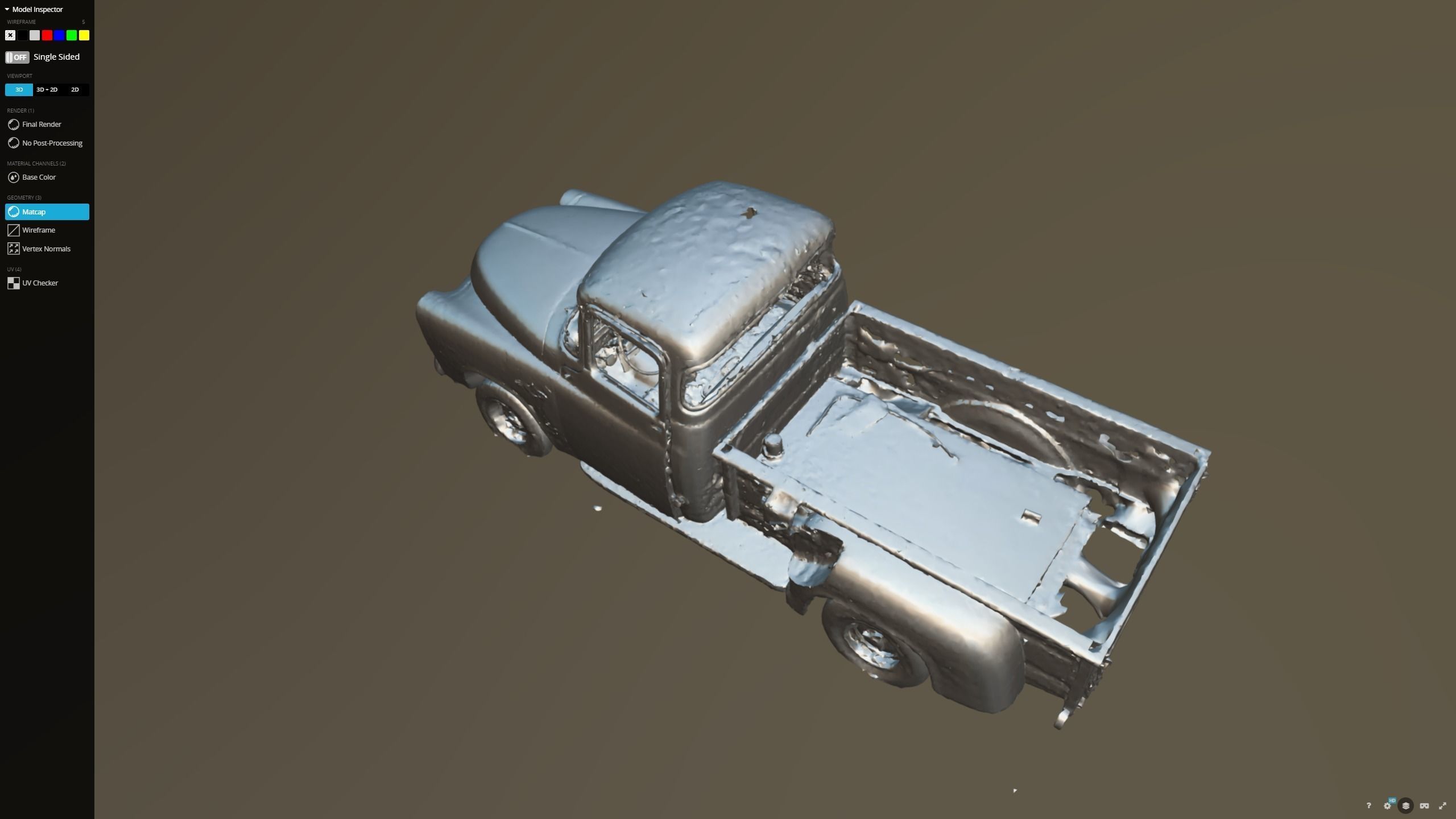 1957 Dodge Truck Raw Scan 3D model | CGTrader